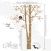 White Tree Decal Huge Tree Wall Decal Wall Art Tattoo Wall - Etsy