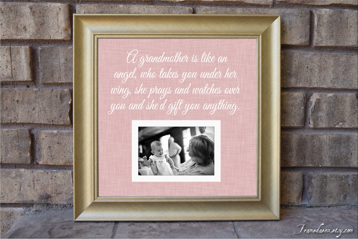Grandma Picture Frame - Grandmother Gift - Grandparent Personalized ...