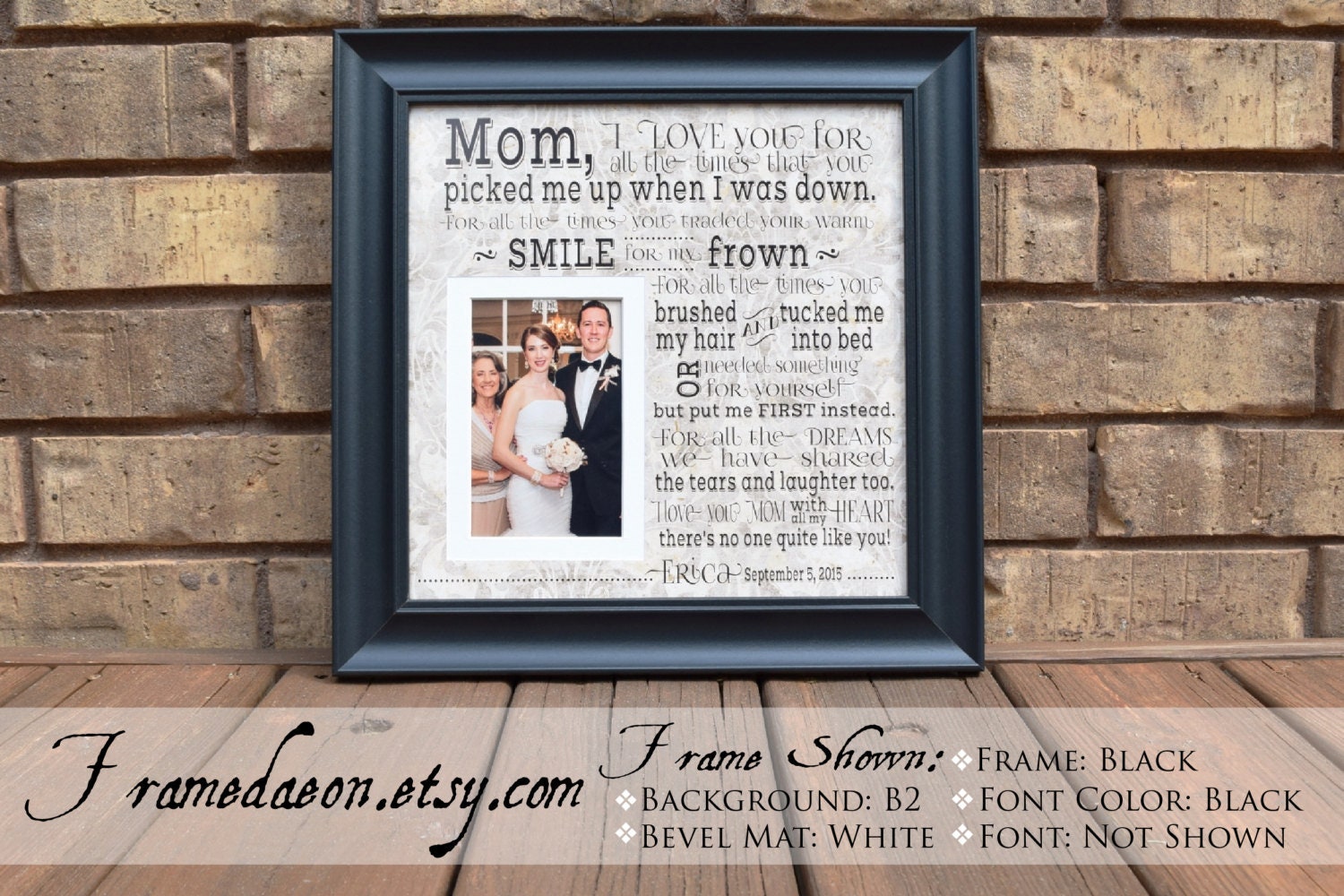 Mother of the Bride Gift Mom of Bride Gift Mother Wedding | Etsy