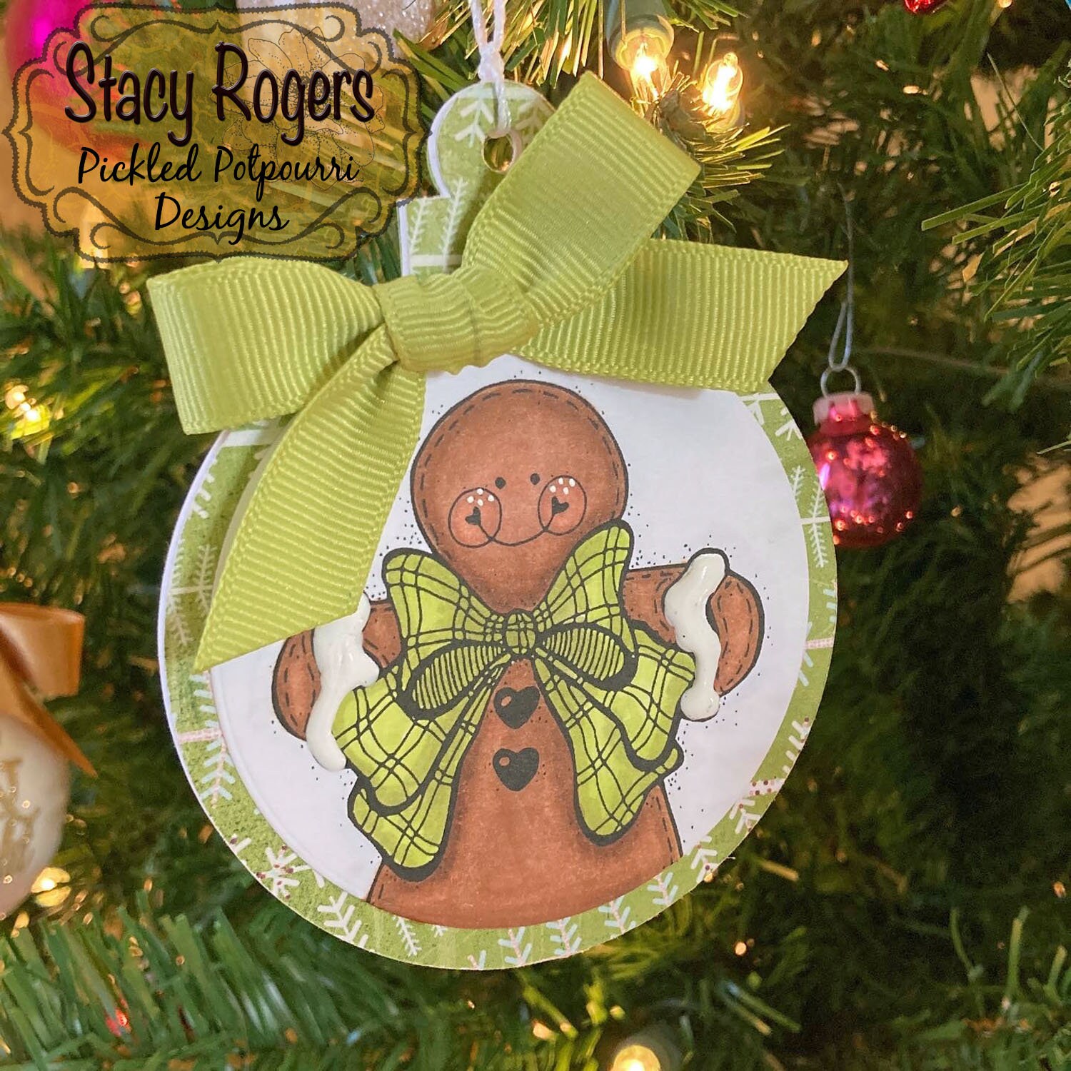 Ginger Joy Gingerbread Man Digital Stamp Download - Etsy