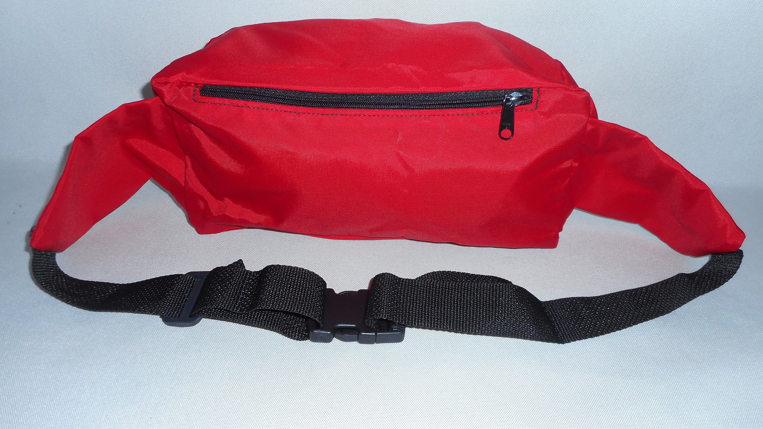 Extra Large Fanny Packs Nylon Three Pockets Two Sides One - Etsy