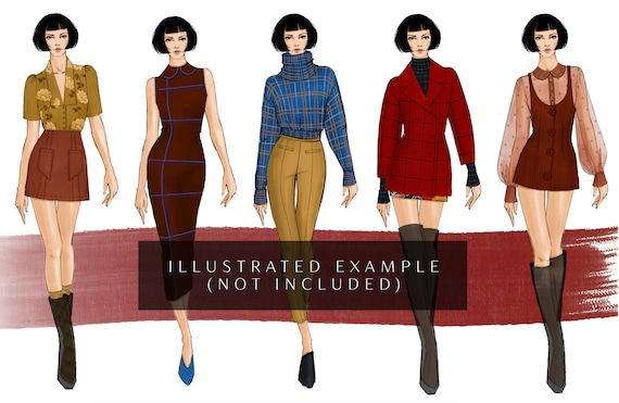 Vintage Fashion Design Templates