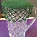 Vintage Inspired Beaded Jug Cover Deep Green - Etsy