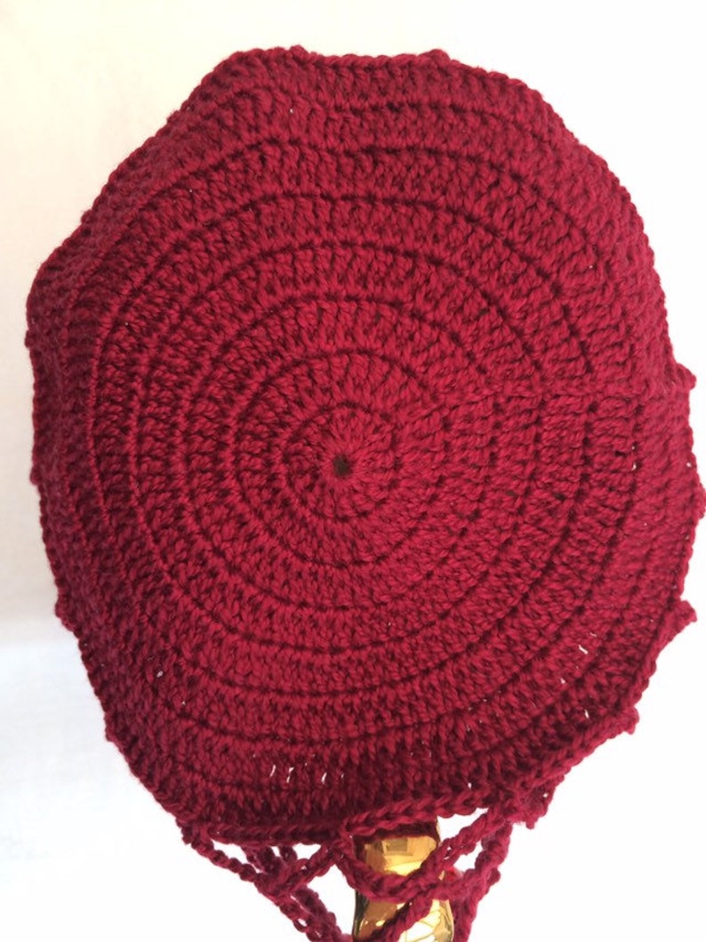 Vintage Inspired Beaded Wine Carafe/jug Cover Colour Claret | Etsy