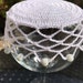 Wine Carafe/jug Cover/wine Glass Cover White Vintage Inspired, Beaded ...