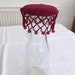 Vintage Inspired Beaded Wine Carafe/jug Cover, Colour Claret - Etsy