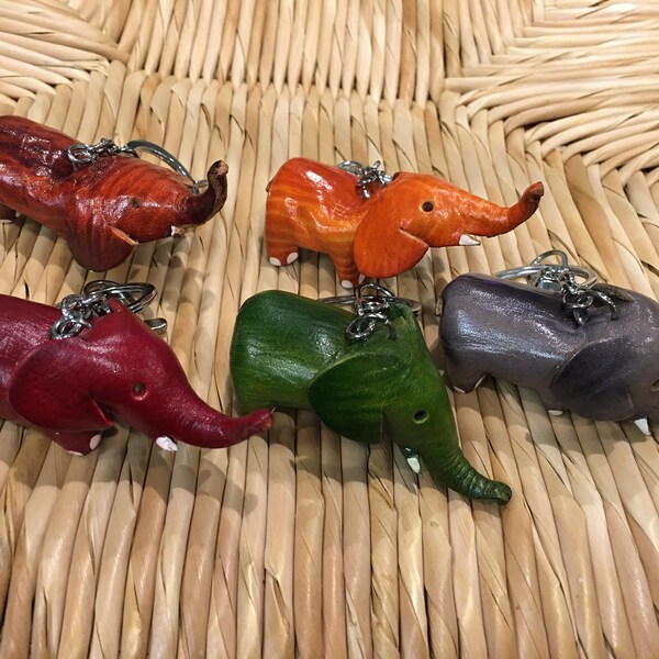 Elephant Key Chain - Etsy