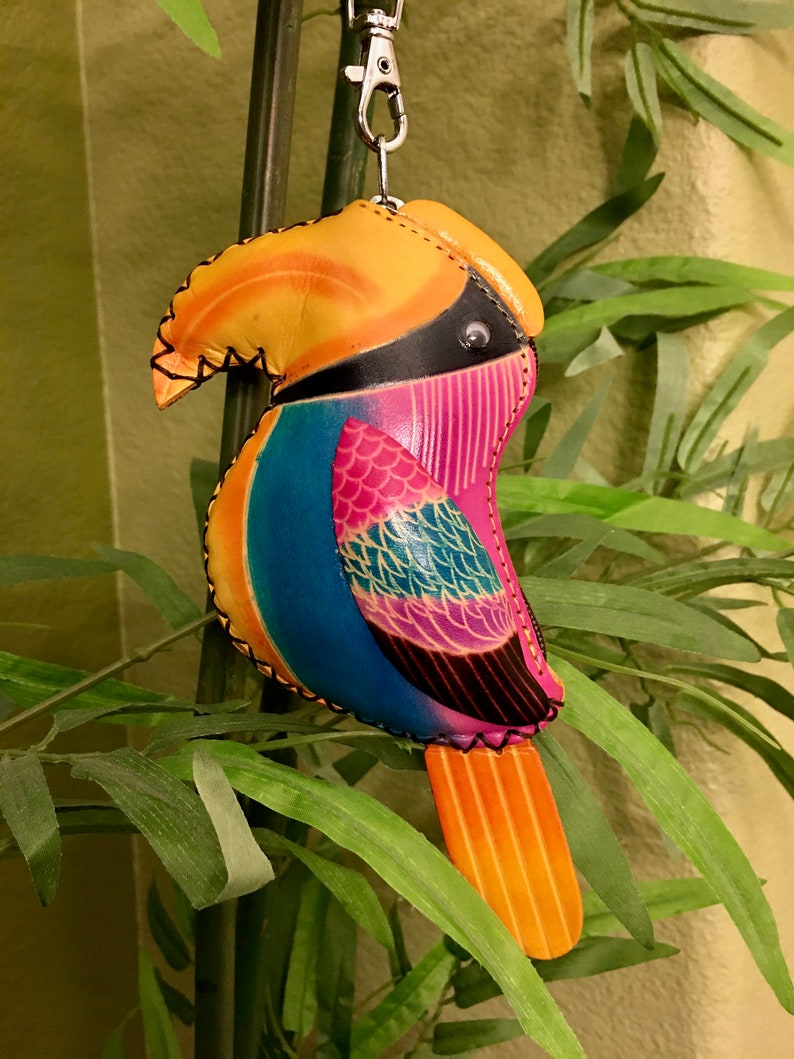 Genuine Leather Change Purse With Wristlet Strap Colorful - Etsy