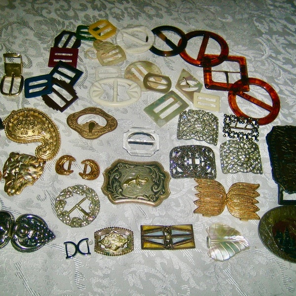 Antique Buckle - Etsy