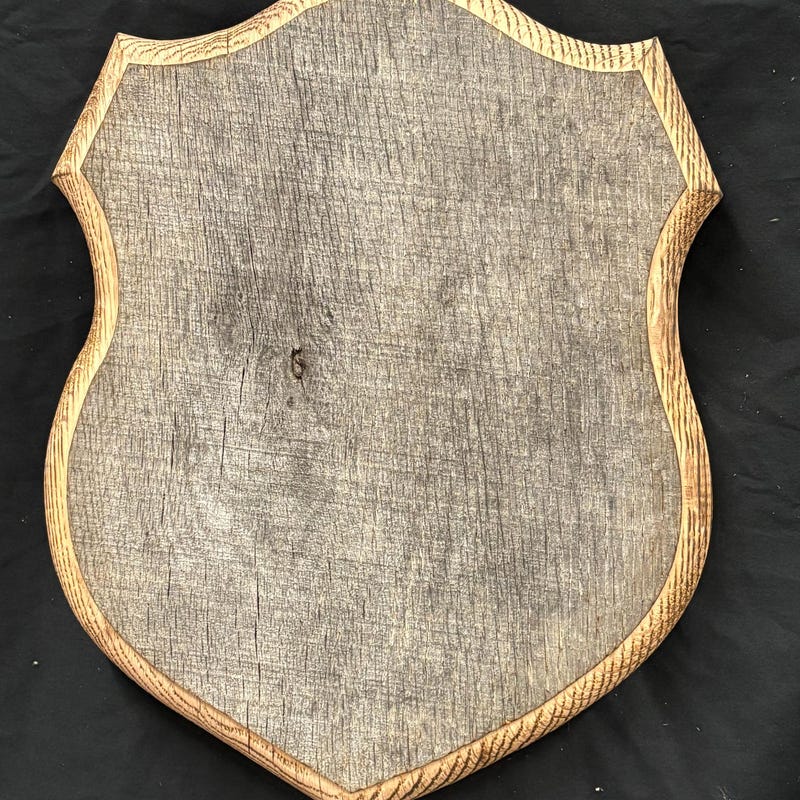 Antler Shield Plaque - Etsy