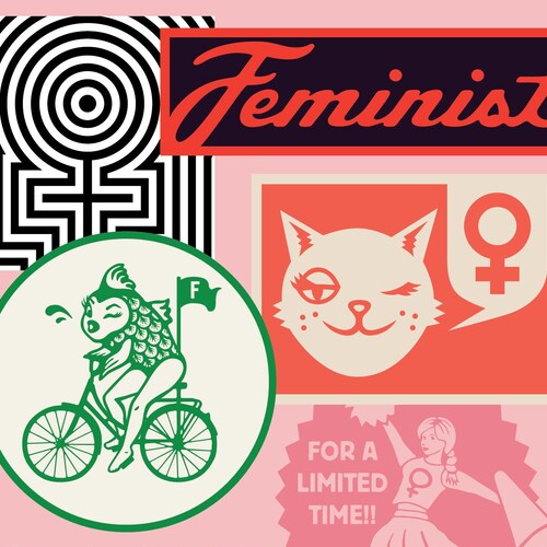 Feminist Girl-power Super Pack of Bumper Stickers for a - Etsy
