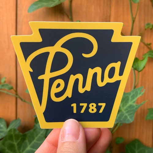 Pennsylvania Vinyl Decal Bumper Sticker State of - Etsy