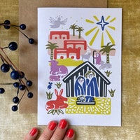 Minimalist Christmas Tree Greeting Cards - Simple Modern Holiday Card ...
