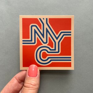 New York City NYC Subway Transit - High Quality Vinyl Decal Suitable ...