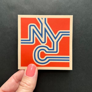 New York City NYC Subway Transit - High Quality Vinyl Decal Suitable ...