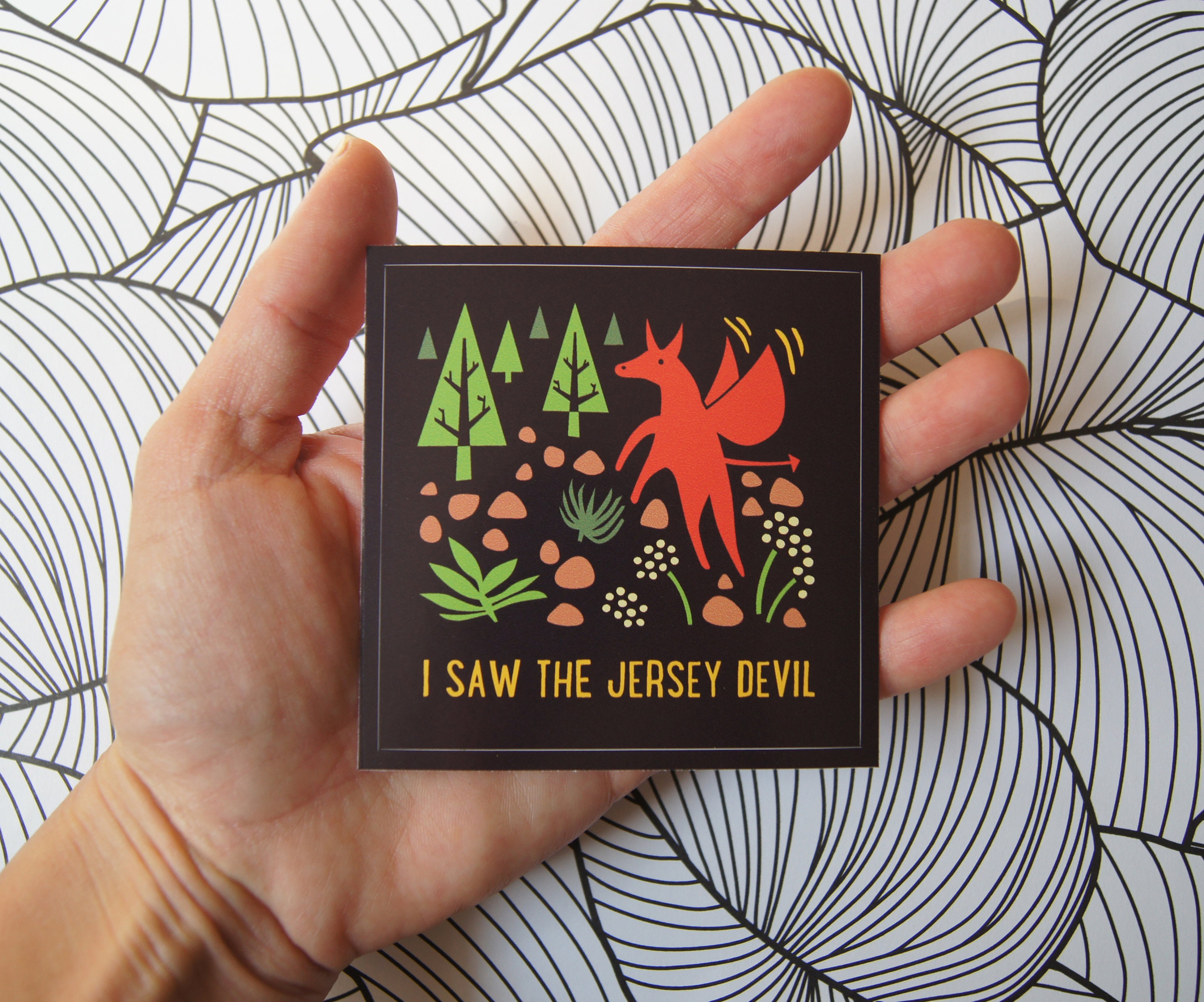 I Saw the Jersey Devil Bumper Sticker | Etsy