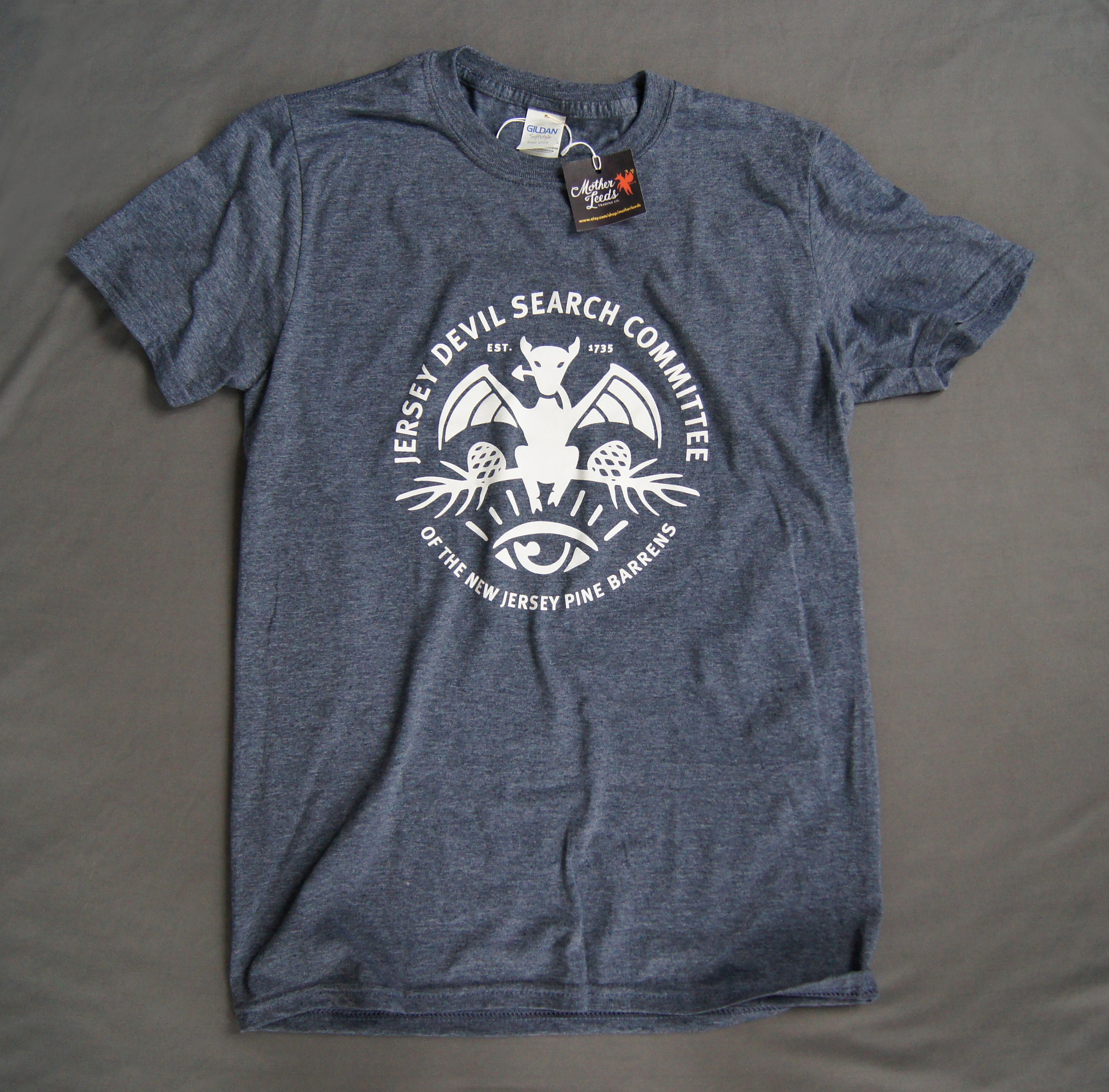 Jersey Devil Search Committee T-shirt blue - Etsy