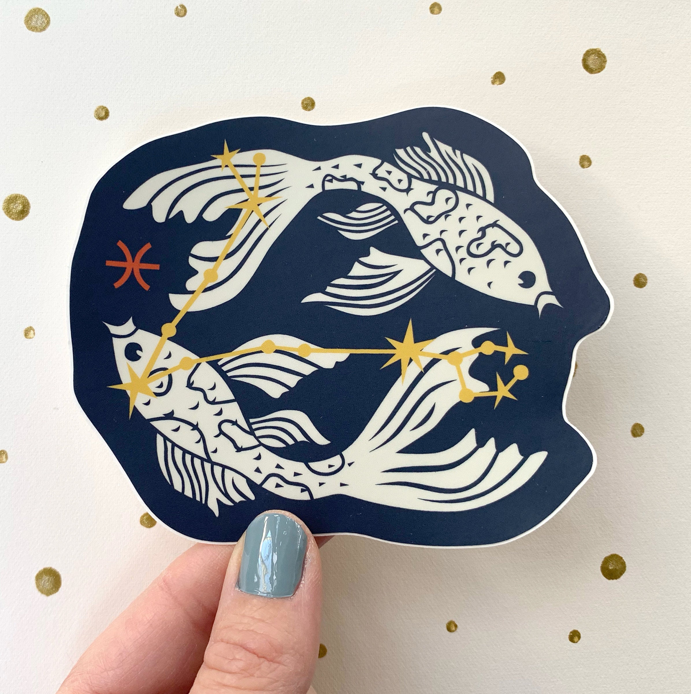 Pisces Zodiac Horoscope Astrology Bumper Sticker - High Quality Vinyl ...