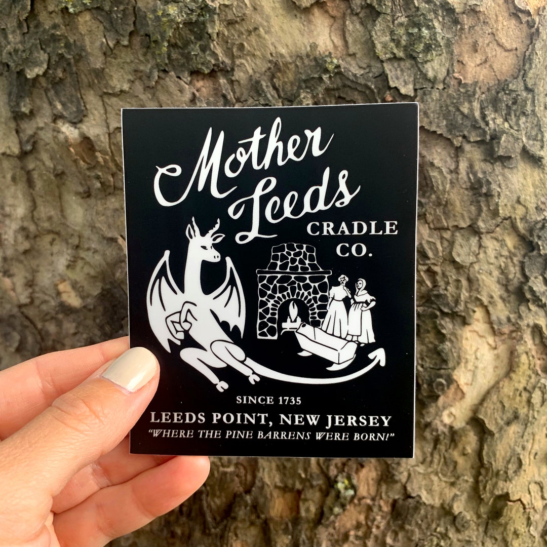 Mother Leeds Cradle Company / Jersey Devil Bumper Sticker - Etsy