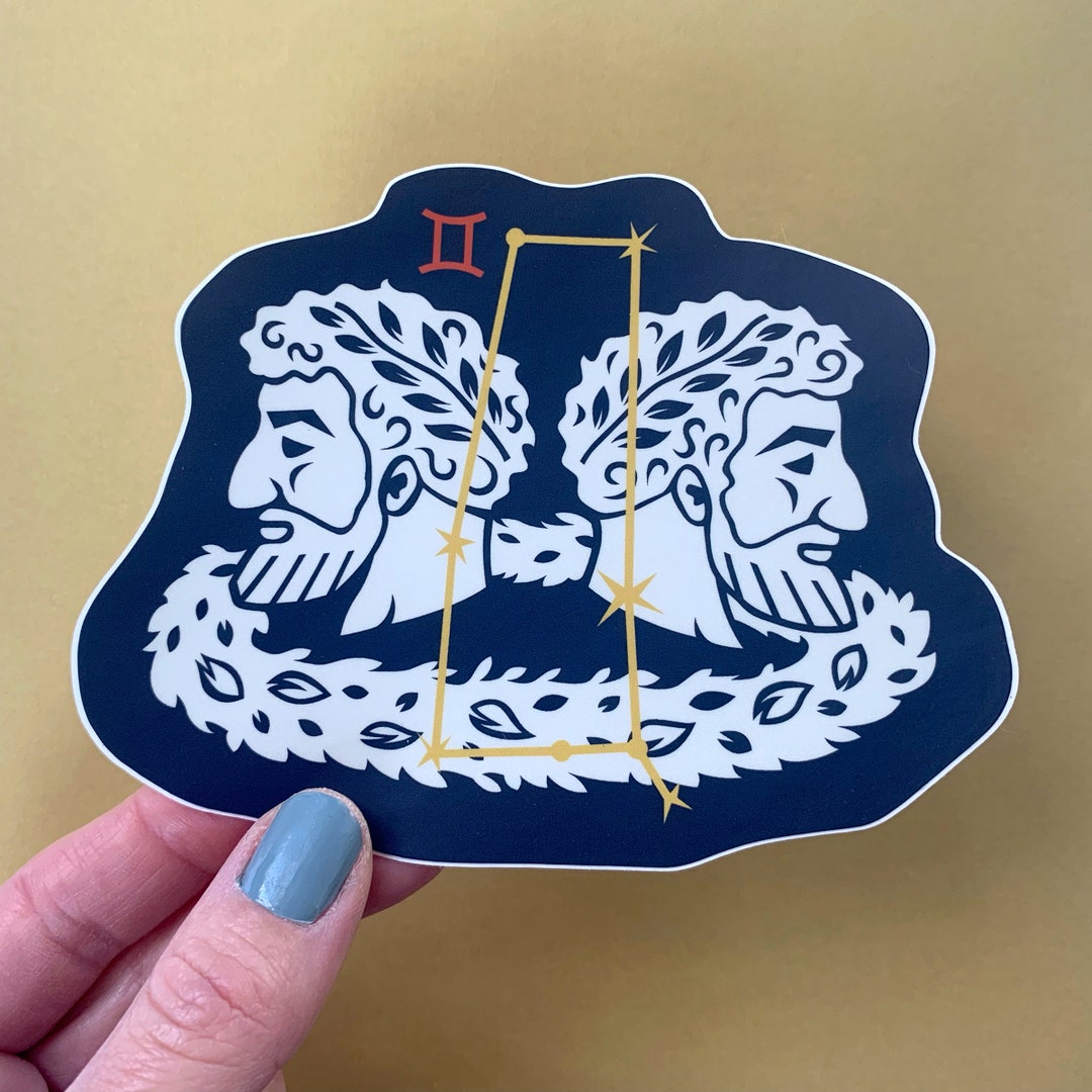 Gemini Zodiac Horoscope Astrology Bumper Sticker - High Quality Vinyl ...