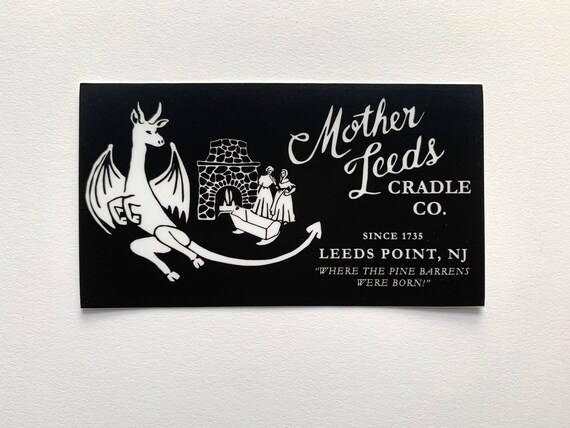 Mother Leeds Cradle Company / Jersey Devil Bumper Sticker | Etsy