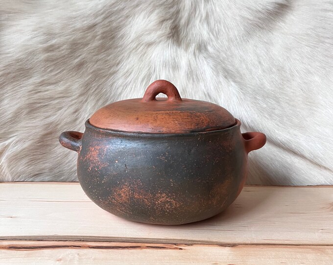 Micaceous Clay Cooking Pot 1.5 Qts/6cups - Etsy
