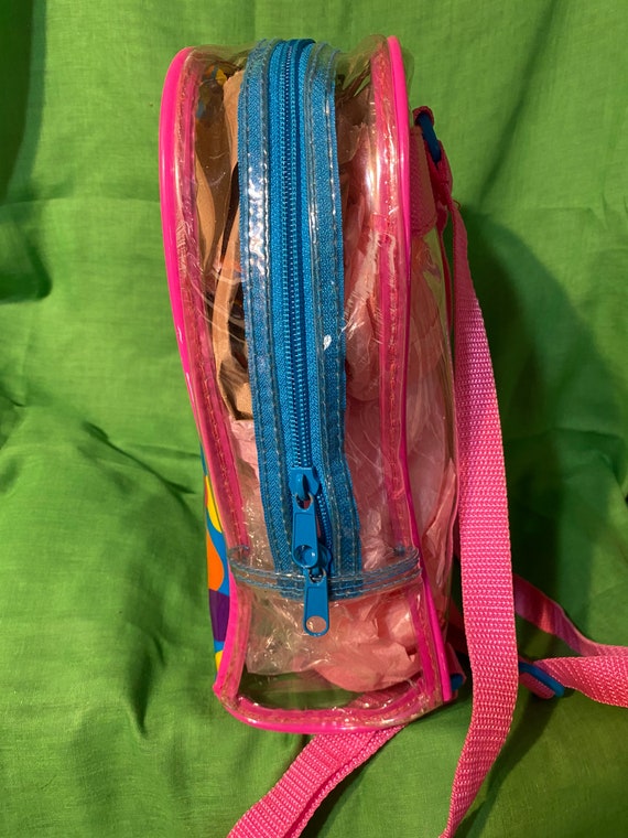 Lisa Frank Clear Spotty and Dotty Children’s Backpack - Gem