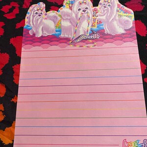 Vintage Lisa Frank Stationery Die Cut Writing Sheet YOU CHOOSE - Etsy