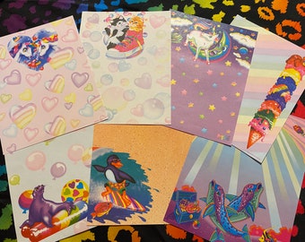 Lisa Frank Stationery Sheets | Etsy