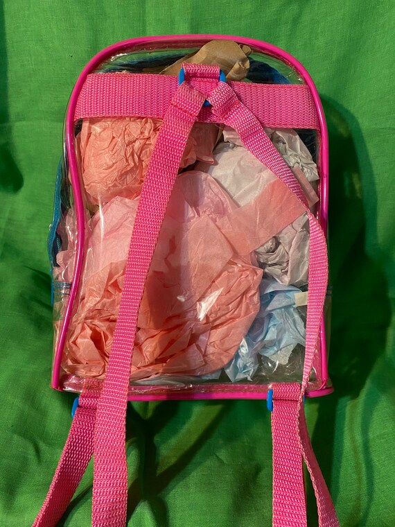 Lisa Frank Clear Spotty and Dotty Children’s Backpack - Gem