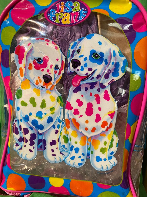 Lisa Frank Clear Spotty and Dotty Children’s Backpack - Gem