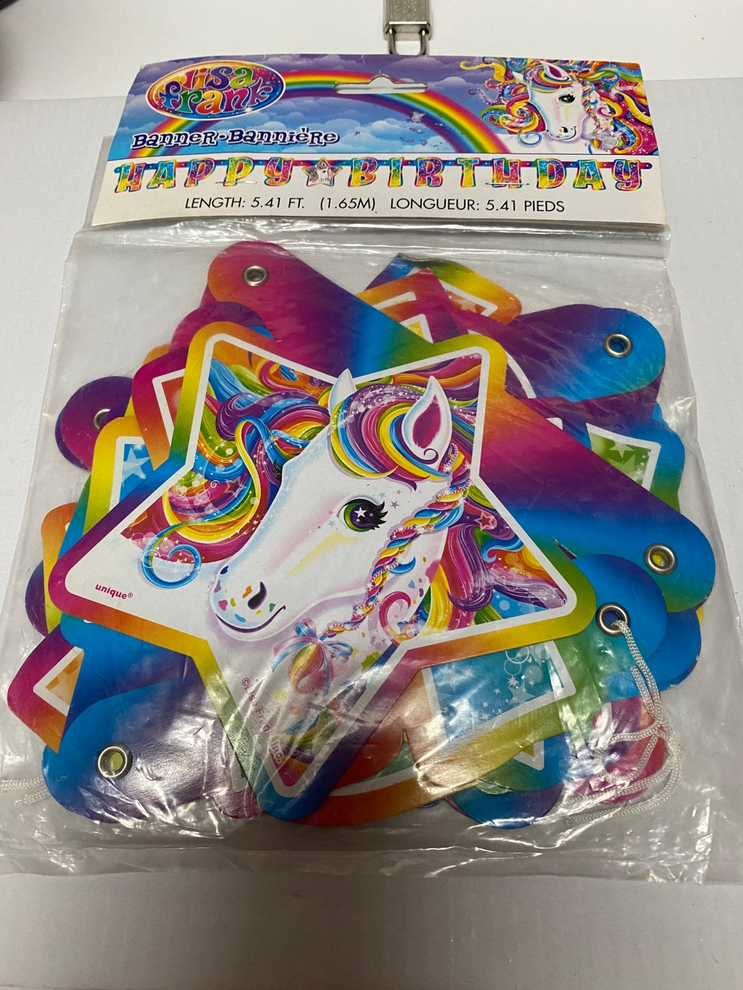 Lisa Frank Birthday Banner - Etsy