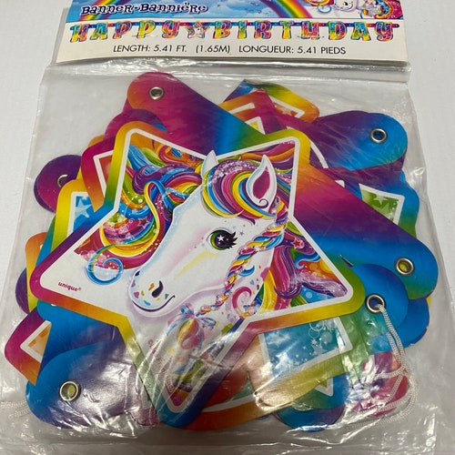 Lisa Frank Inspired Party Banner - Etsy