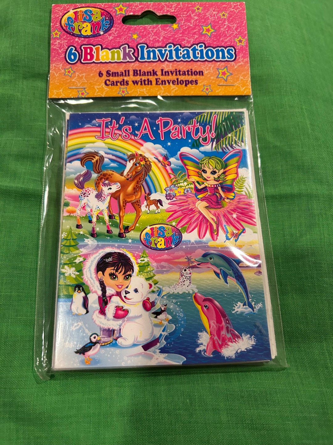Lisa Frank Party Birthday Invitations - Etsy