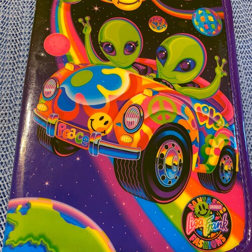 Vintage Y2K Lisa Frank Organized Zipper Mini Binder 2 White - Etsy