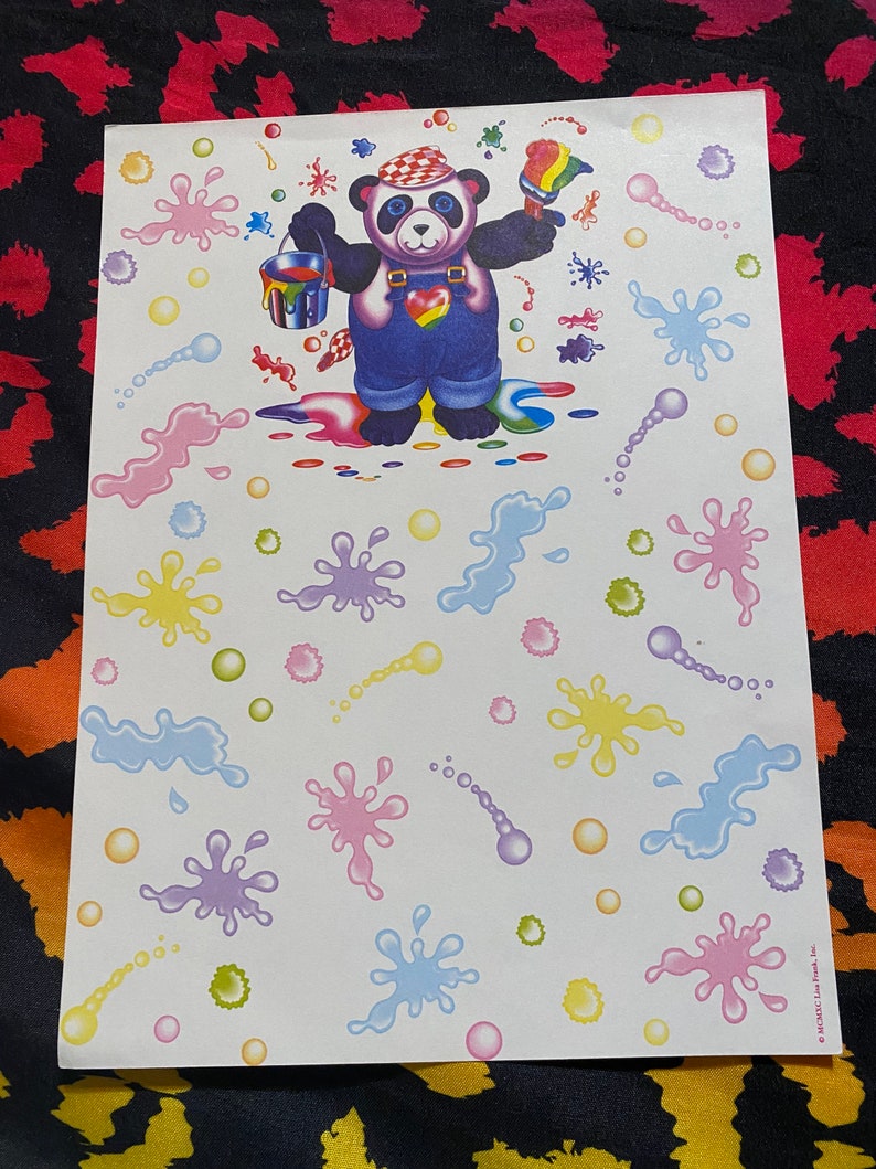 Lisa Frank Stationery Writing Sheet YOU CHOOSE - Etsy
