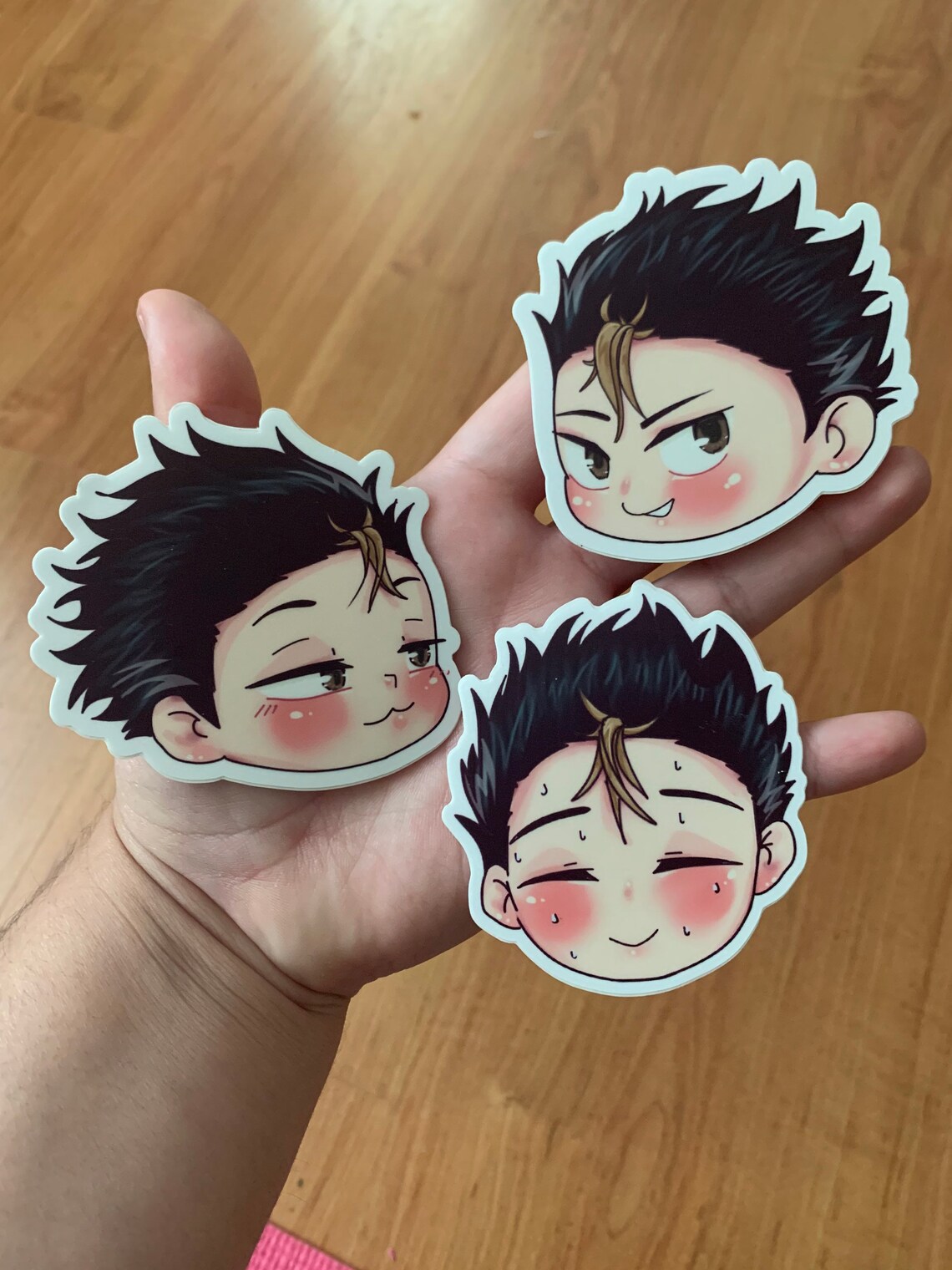 Haikyuu Nishinoya Sticker Pack Actualización De Envío En Etsy