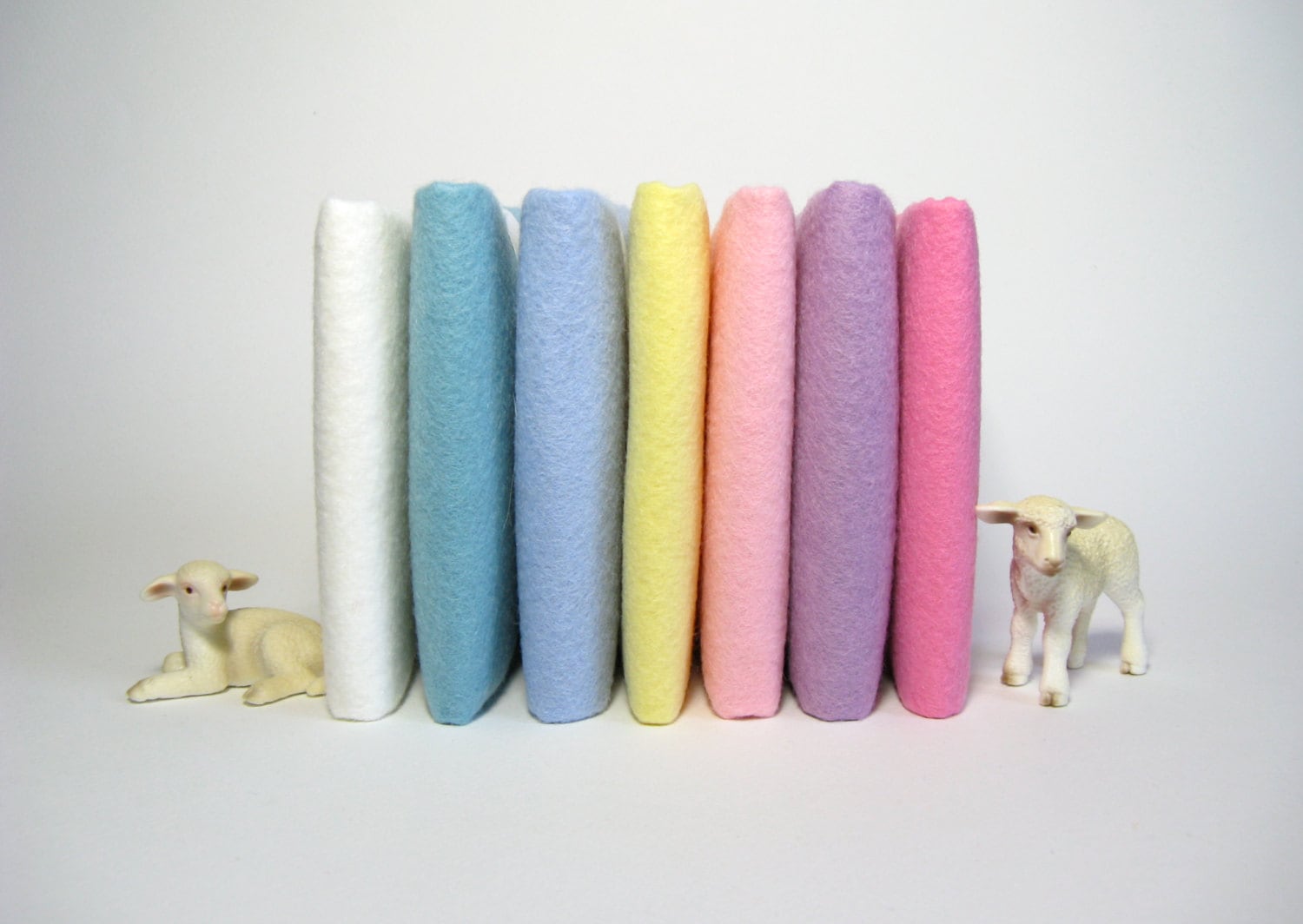 Pastel Felt Pack 7 Sheets Wool Blend 9 x 12 | Etsy