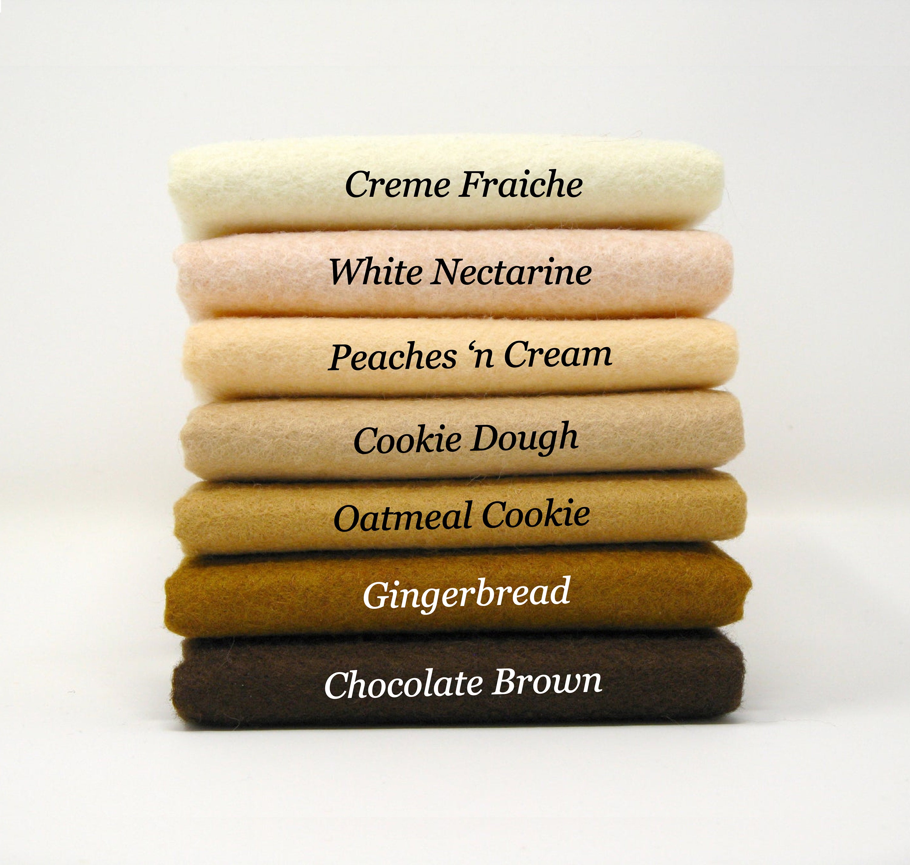 Dollmakers' Skin Tone Felt Pack- 7 Sheets- Wool Blend- 9" X 12" (22.8cm ...