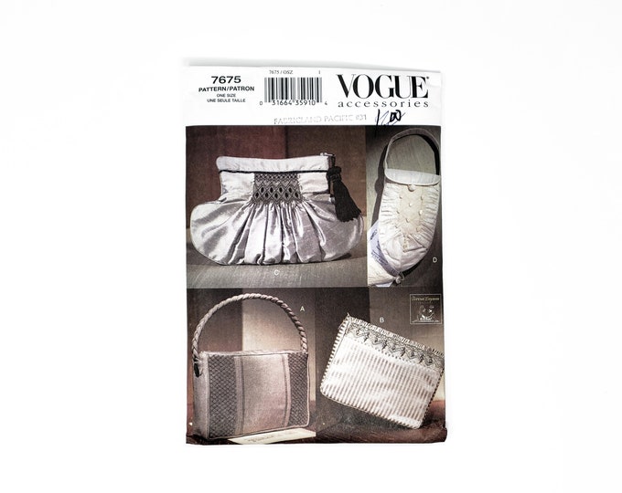 Vintage Vogue Pattern- 2002 Four Different Styles of Beaded and Smocked ...
