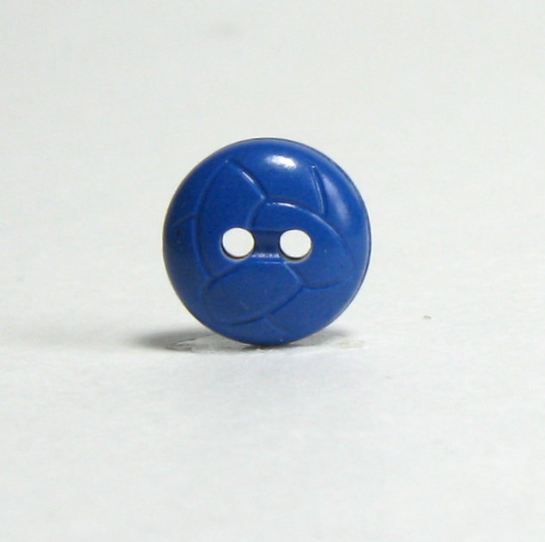 Royal Blue Buttons 2 Hole 1/2 Set of 6 - Etsy UK