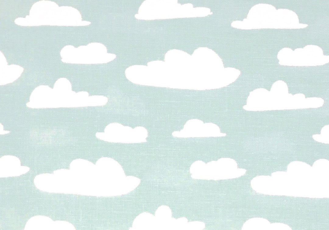 Clouds and Blue Sky Print- Cotton Quilting Fabric - Etsy