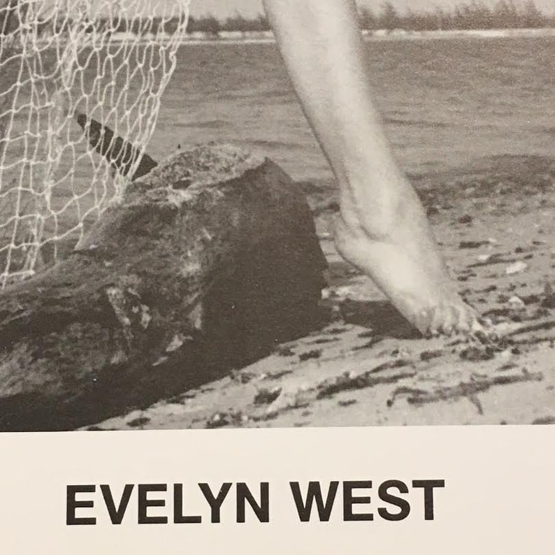 Vintage Pinup Black And White Photo Of Model Evelyn West Etsy