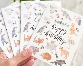Aussie Happy Birthday Card - Etsy