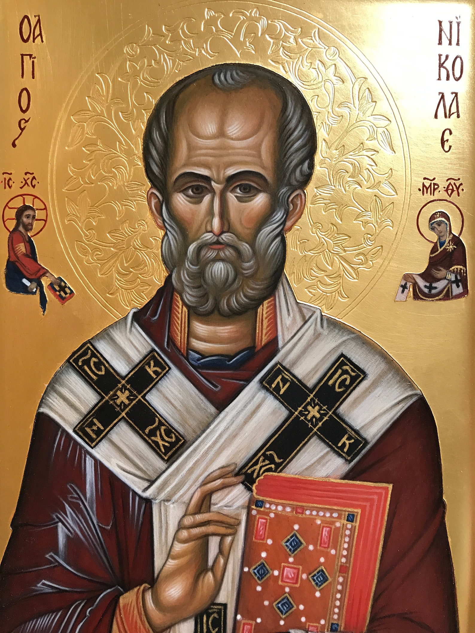 Orthodox icon Saint Nicholas icon for orthodox church | Etsy