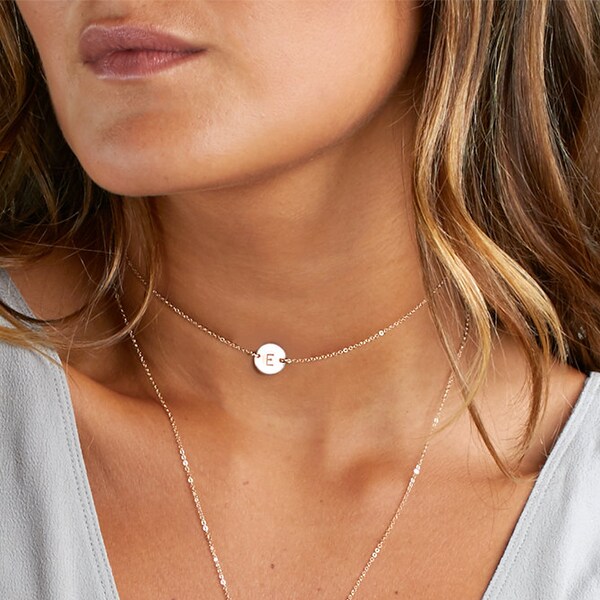 Initial Choker - Etsy