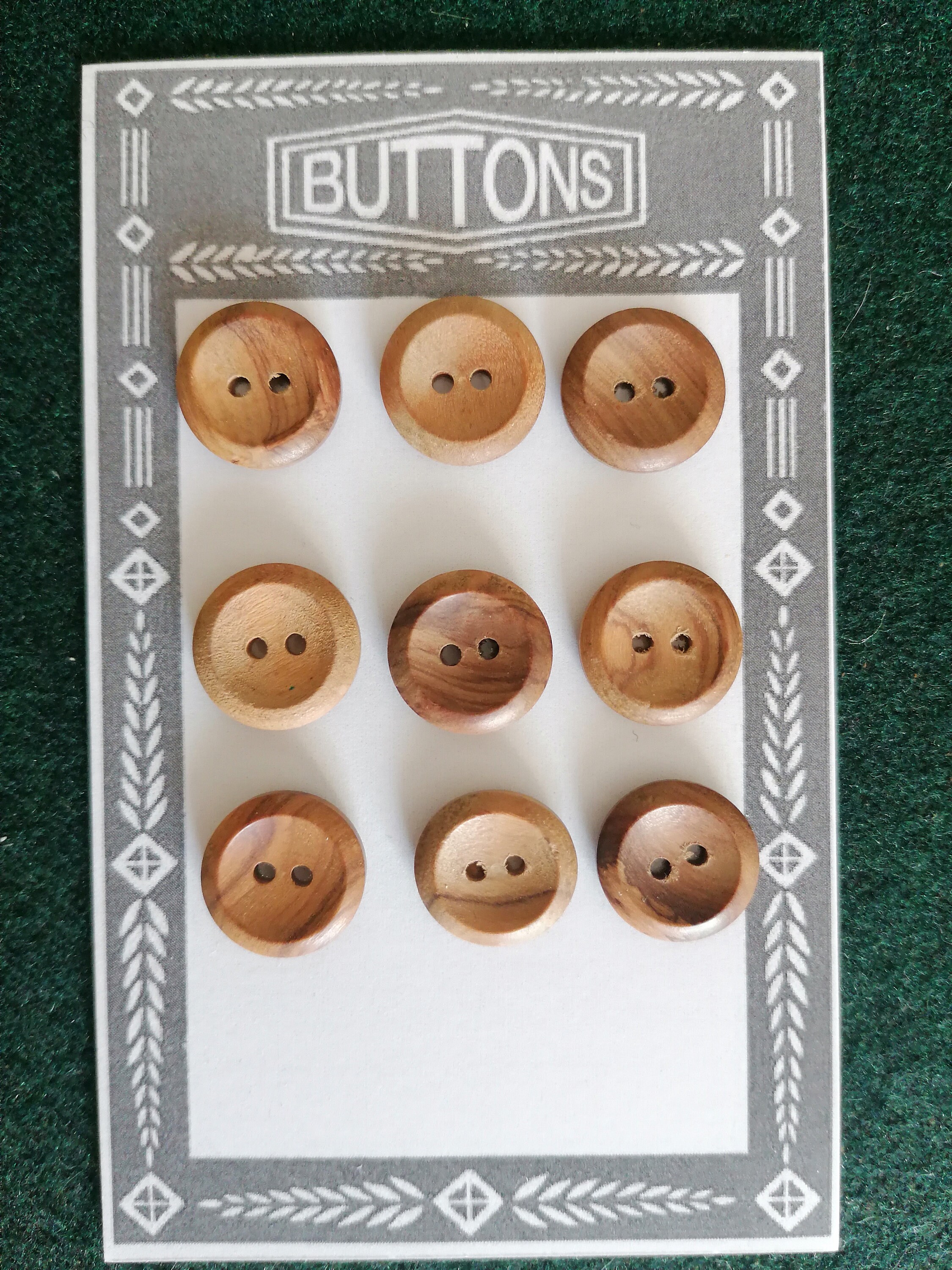 Vintage British Buttons on Cards, 8 Designs to Choose From - Etsy