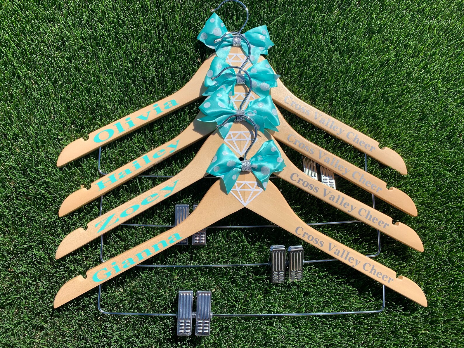 Personalized Cheer and Dance Uniform Hanger, Cheer Gift, Cheerleading ...