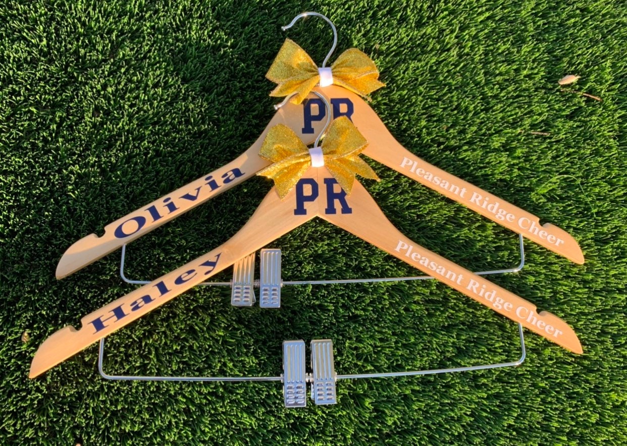 Personalized Cheer Uniform Hanger Cheer Gift Cheerleading | Etsy