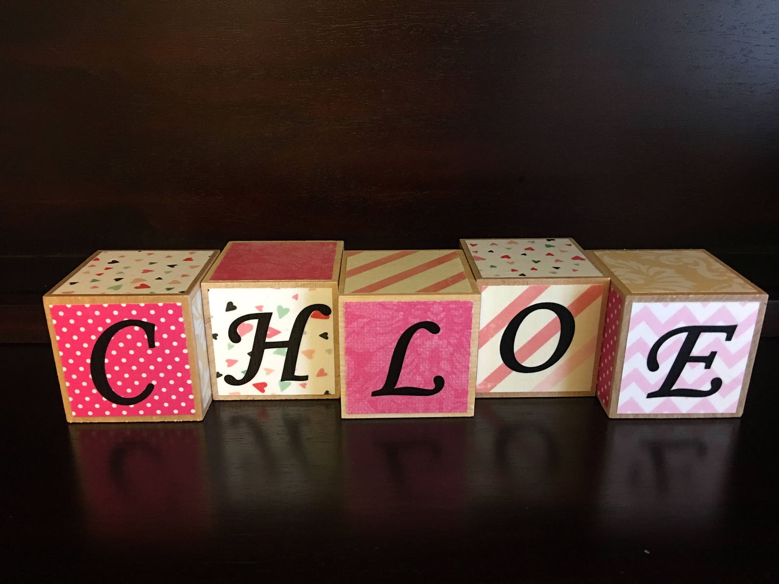Personalized Baby Name Blocks Wood Blocks Photo Prop New | Etsy